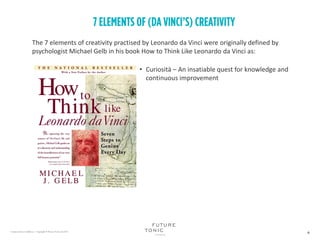 The da Vinci Re-Code: Mapping Design Thinking attributes onto da ...
