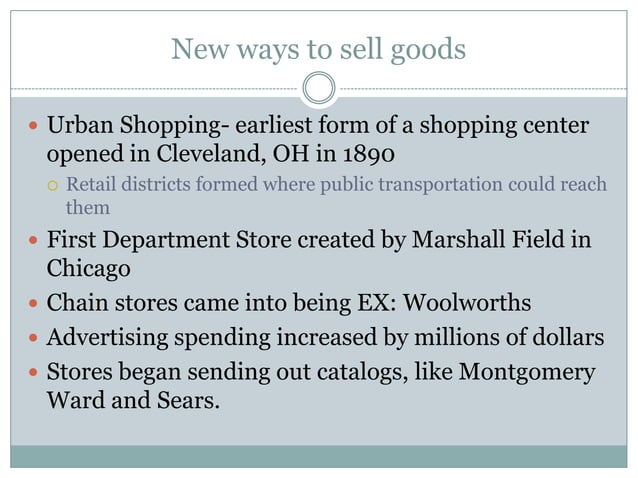 The dawn of mass culture | PPTX