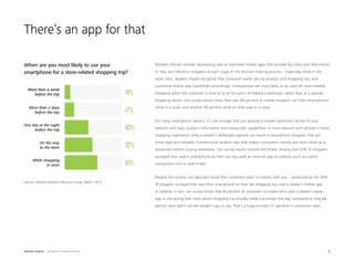The Dawn of mobile Influence - How mobile influence retail? | PDF
