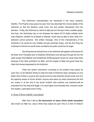 The day of judgement | PDF | Islam | Religion & Spirituality