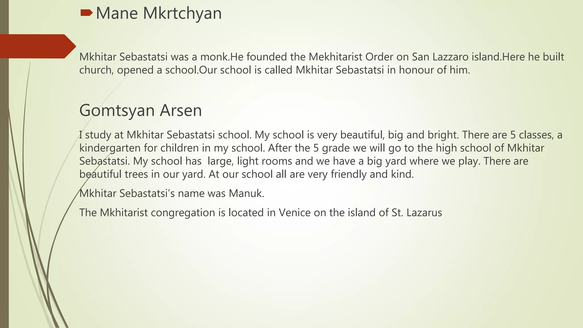 The days of Mechitar of Sebaste | PPTX