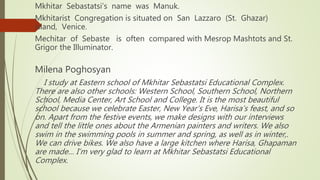 The days of Mechitar of Sebaste | PPT