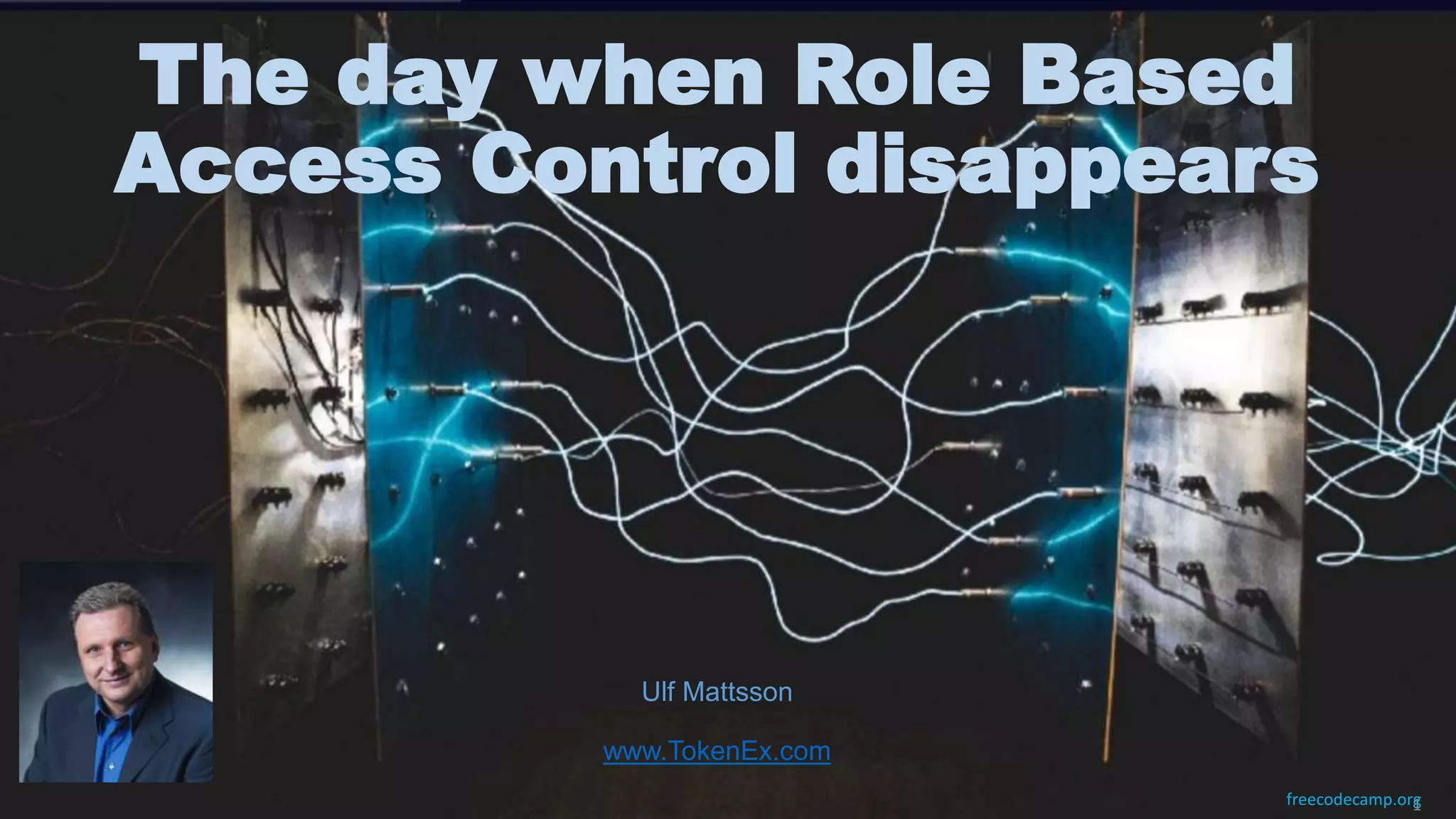 The day when role based access control disappears | PPT