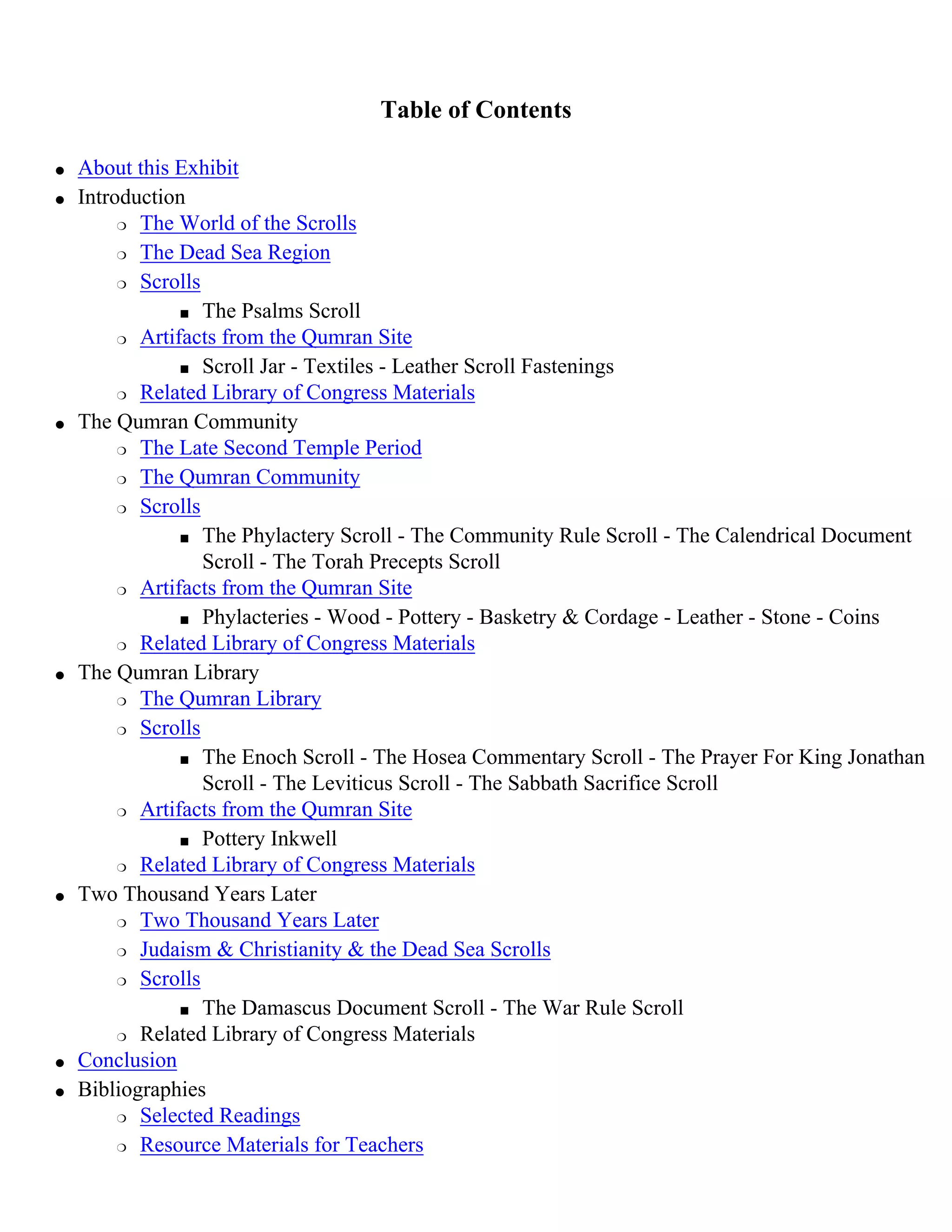 The dead sea scrolls exhibit | PDF