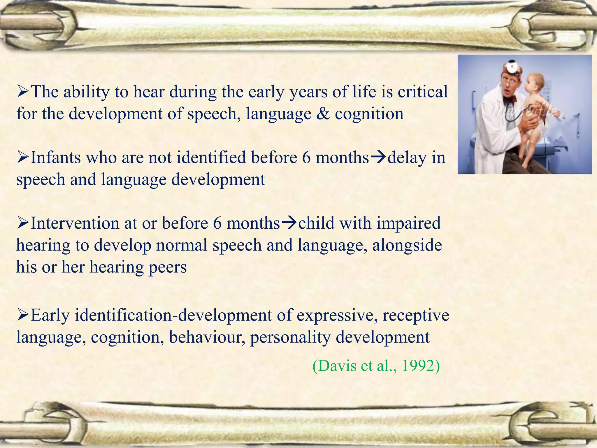 The deaf child | PPTX