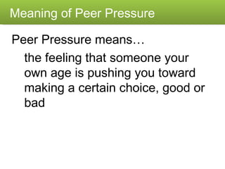 Deaf Can Module 3: The Deaf Youth, on Manners and Peer Pressure | PPT