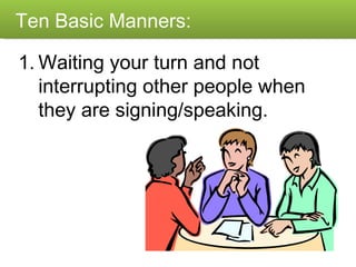 Deaf Can Module 3: The Deaf Youth, on Manners and Peer Pressure | PPT