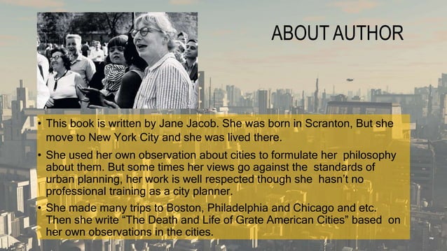 The Death And Life Of Great American Cities by Jane Jacob.pptx