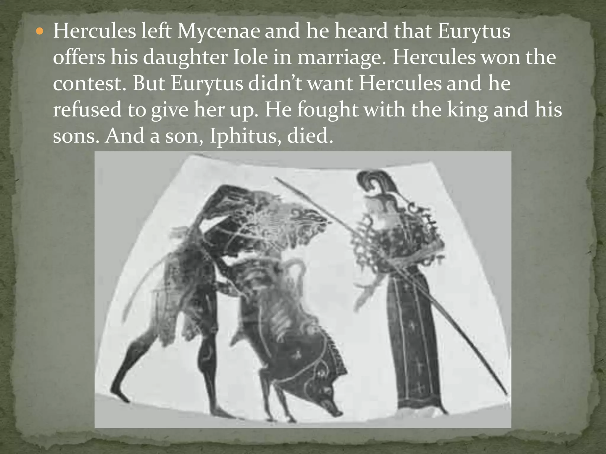 The Death Of Hercules | PPTX