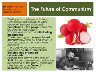 The Death of Lenin | PPT