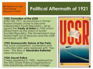 The Death of Lenin | PPT