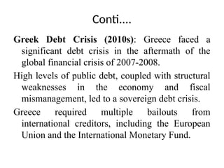 The Debt Crisislecture slides of economicslecture.pptx