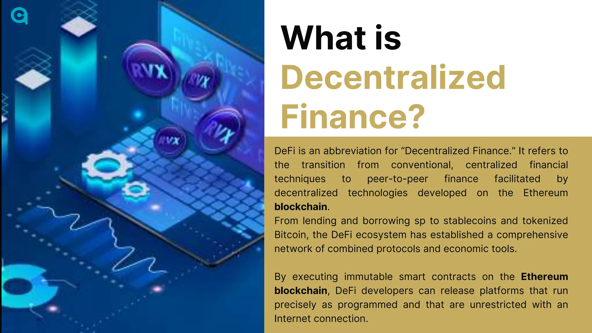 What Is DeFi? Guide to Decentralized Finance | PPTX | Financial ...