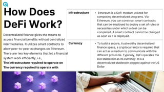 What Is DeFi? Guide to Decentralized Finance | PPTX | Financial ...