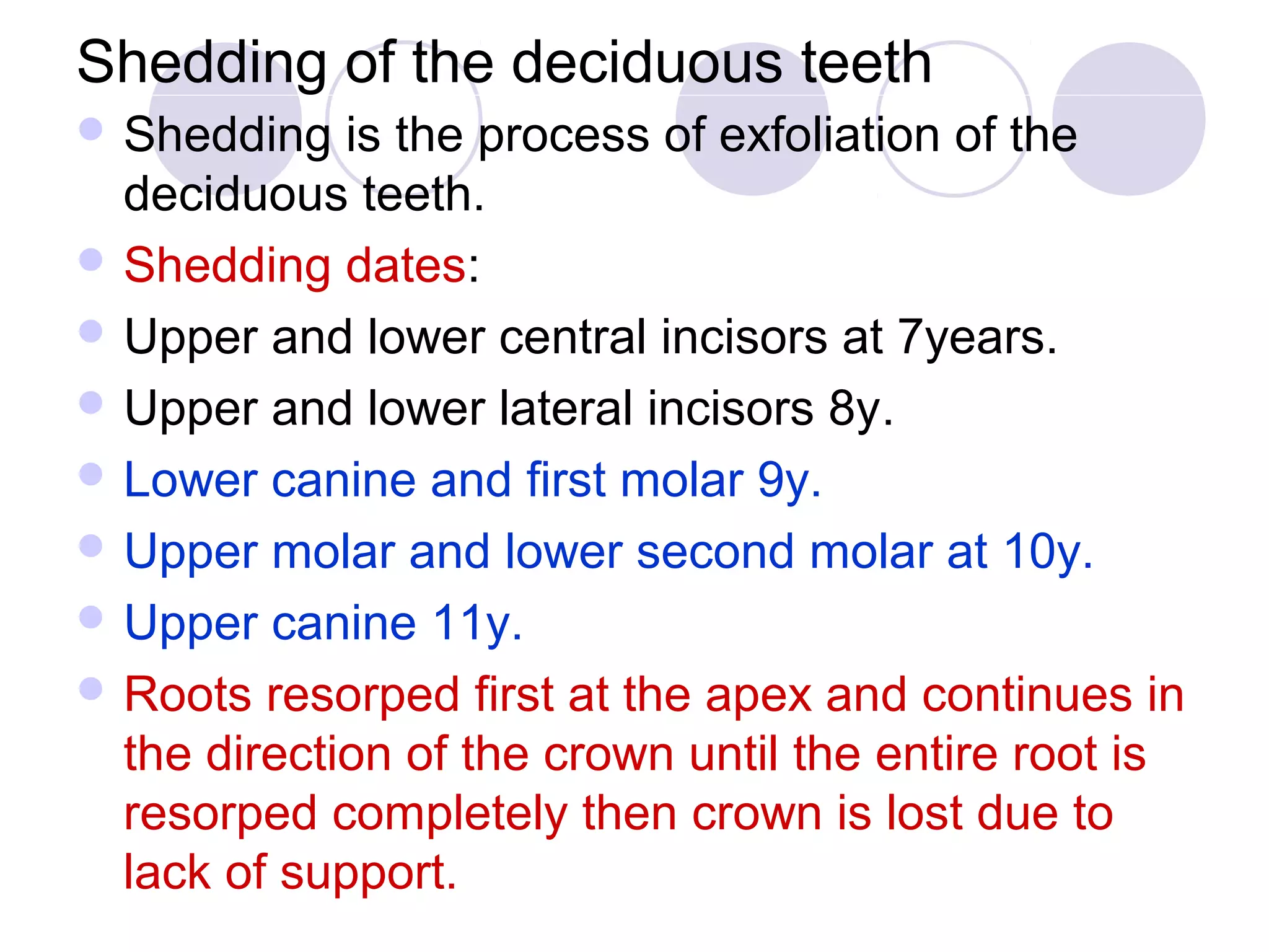 07. The Deciduous Teeth - Dentition | PPT