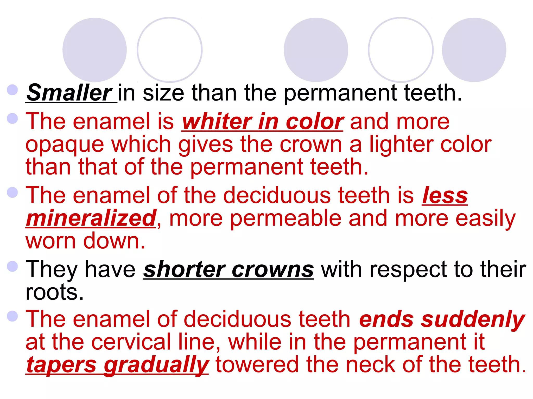 07. The Deciduous Teeth - Dentition | PPT
