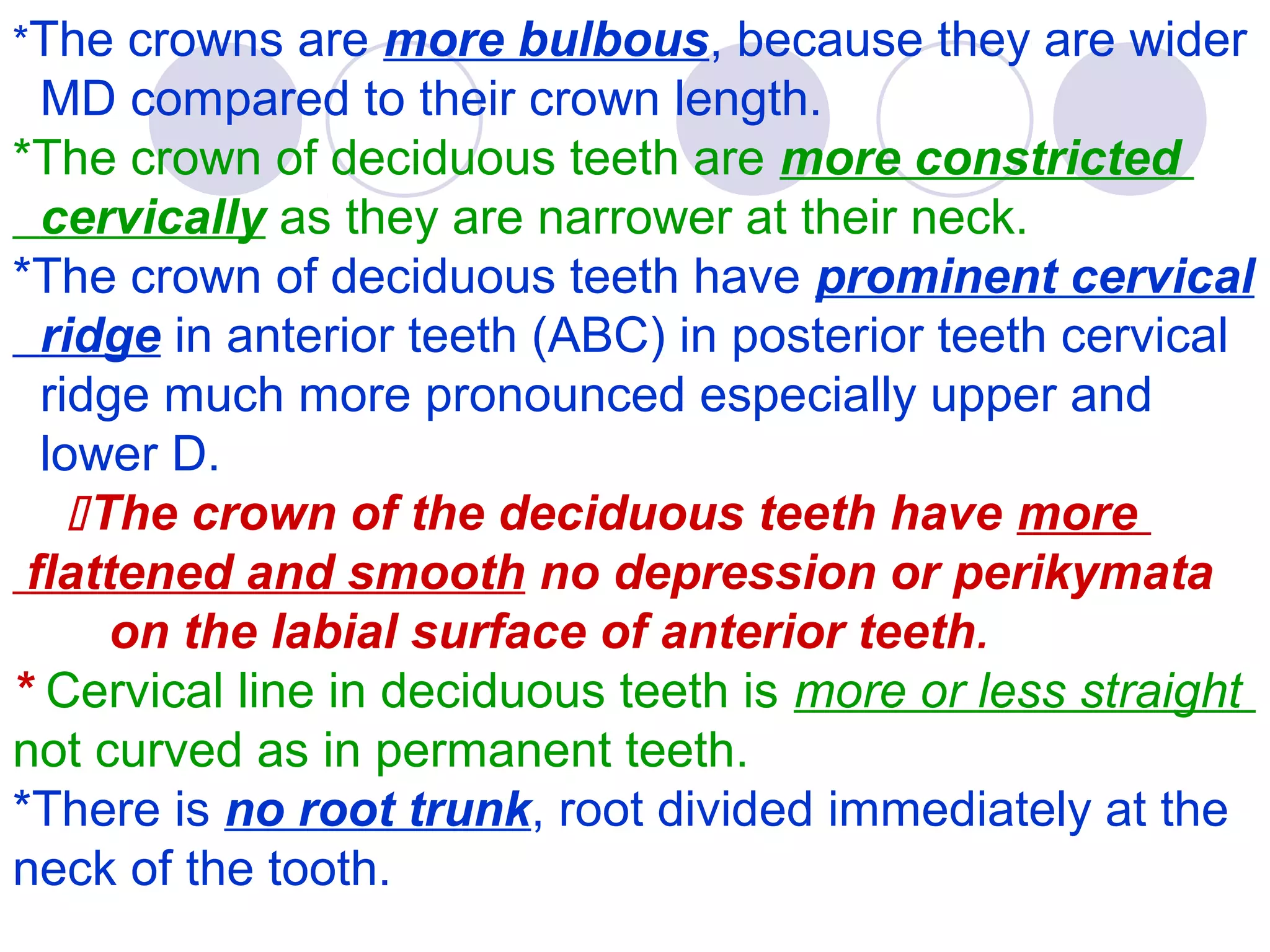 07. The Deciduous Teeth - Dentition | PPT