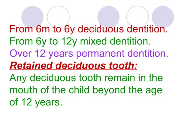07. The Deciduous Teeth - Dentition | PPT | Dental Health | Diseases ...