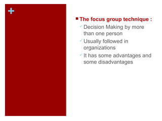 The decision making and problem solving models | PPT