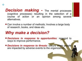 The decision making and problem solving models | PPT