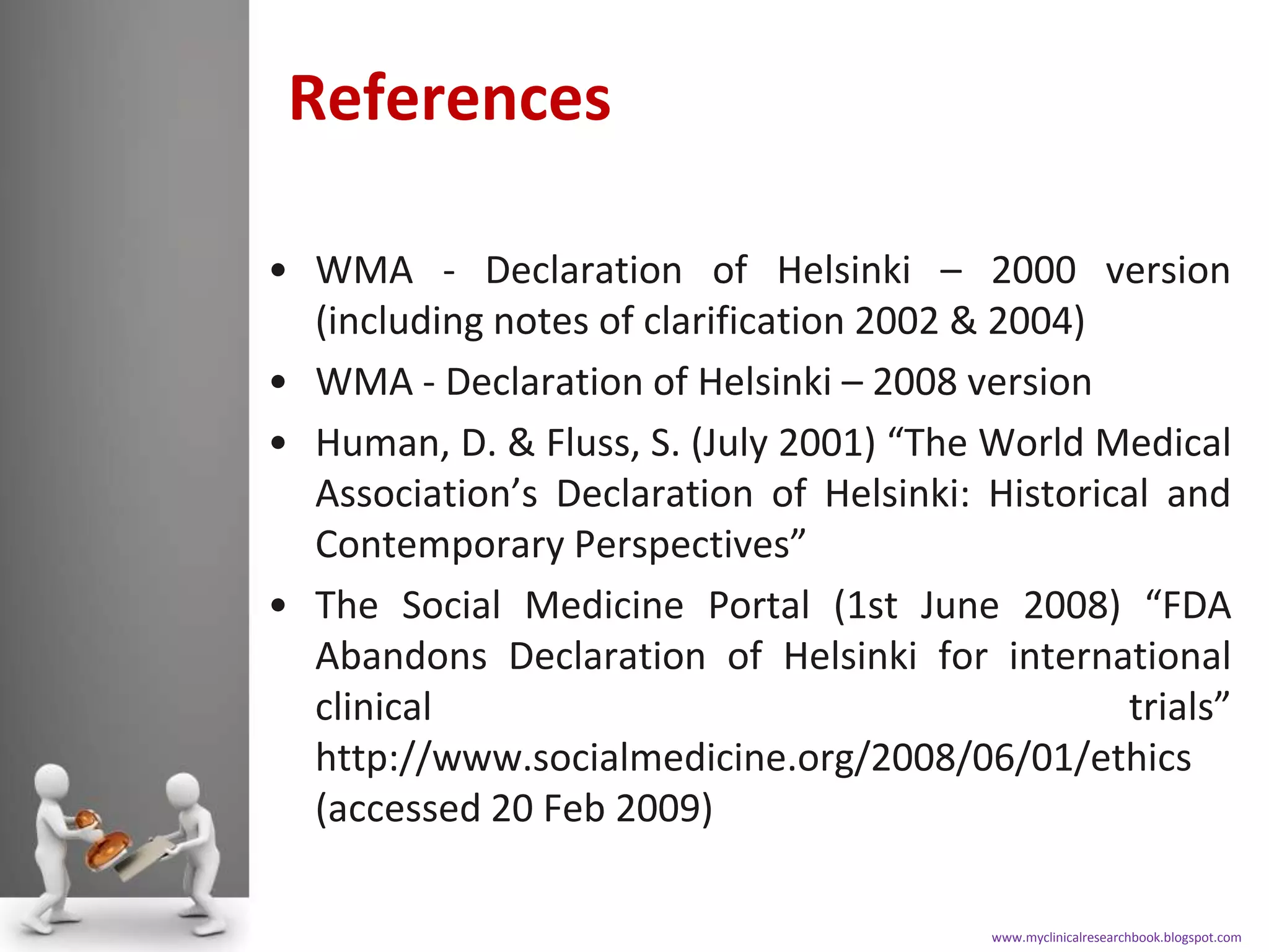 The Declaration of Helsinki | PPTX