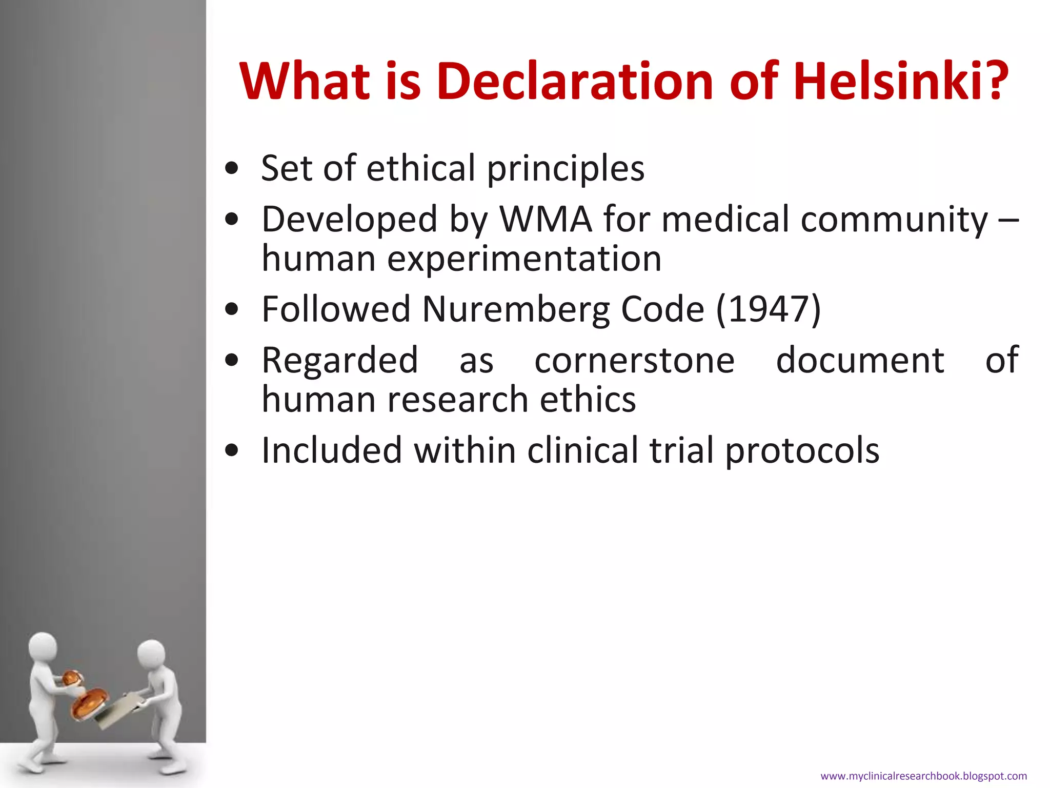 The Declaration of Helsinki | PPTX