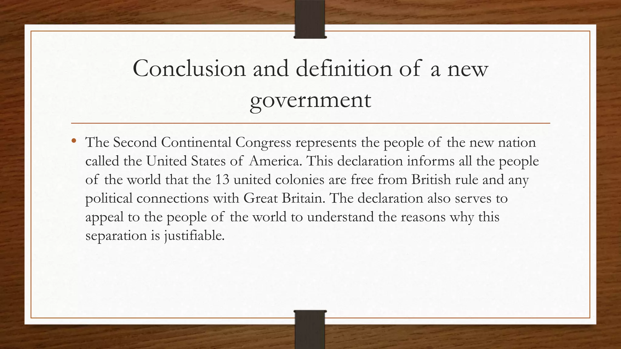 The Declaration of Independence | PPTX