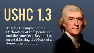 The Declaration of Independence (US History EOC Review) | PPTX