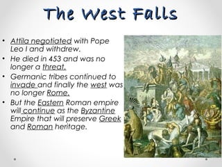 The decline and fall of the roman empire | PPT