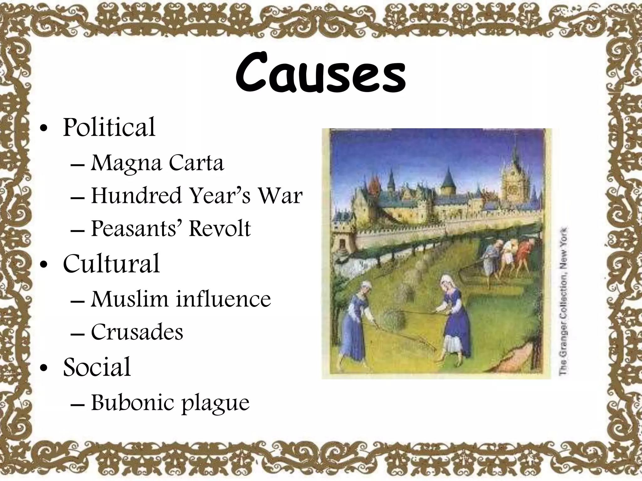 Decline of Feudalism Summary | PPTX