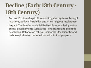 The Decline of Science and Technology in Muslim.pptx