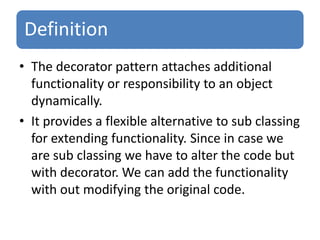 The Decorator Pattern | PDF