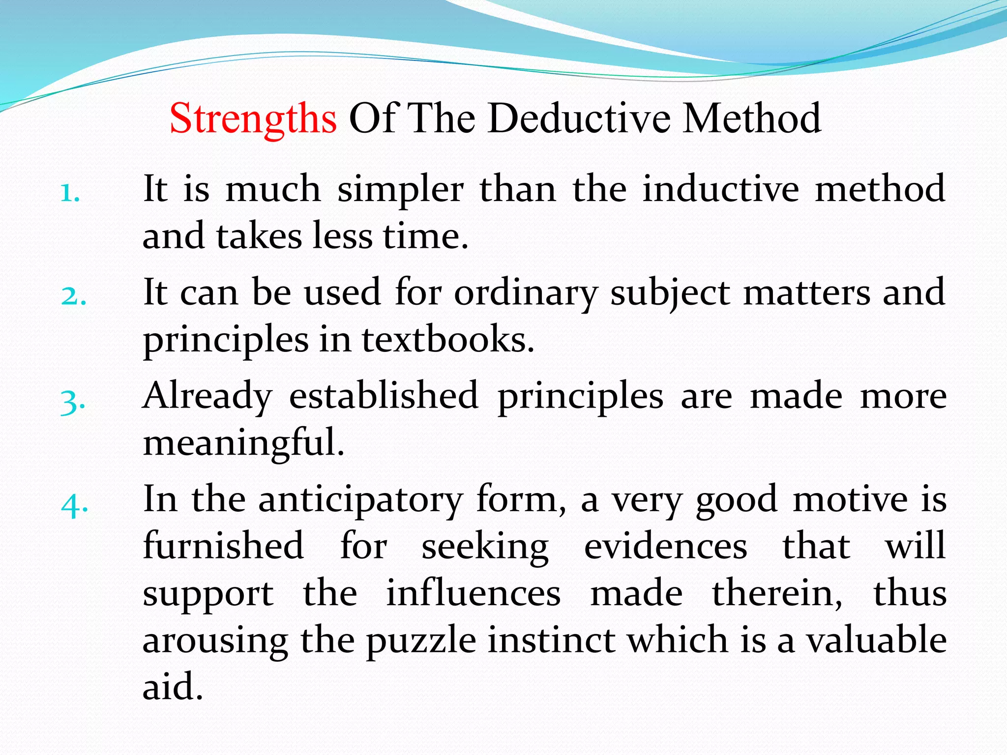 The deductive, inductive and recitation method of teaching | PPTX ...