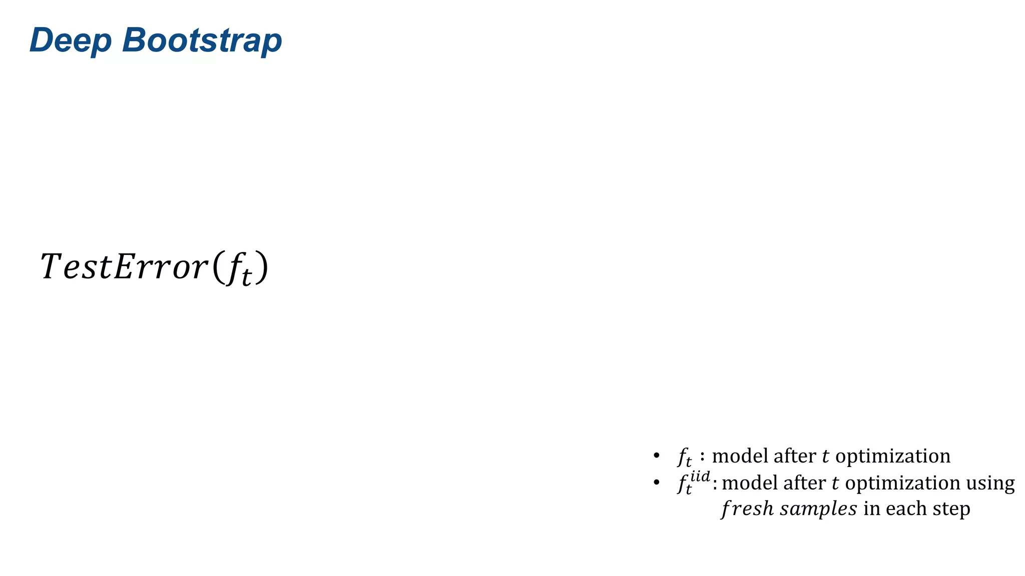 The deep bootstrap framework review | PPT