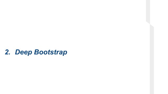 The deep bootstrap framework review | PPT