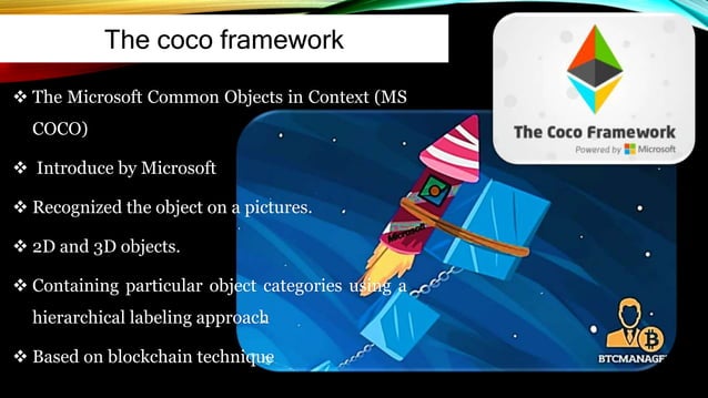The deep learning technology on coco framework | PPT