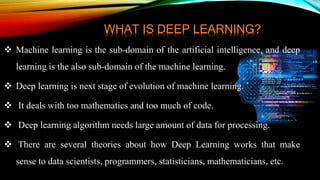 The deep learning technology on coco framework | PPTX