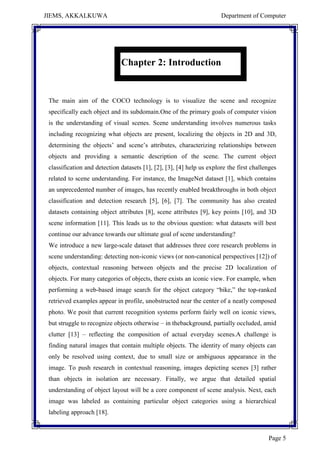 The deep learning technology on coco framework full report | PDF