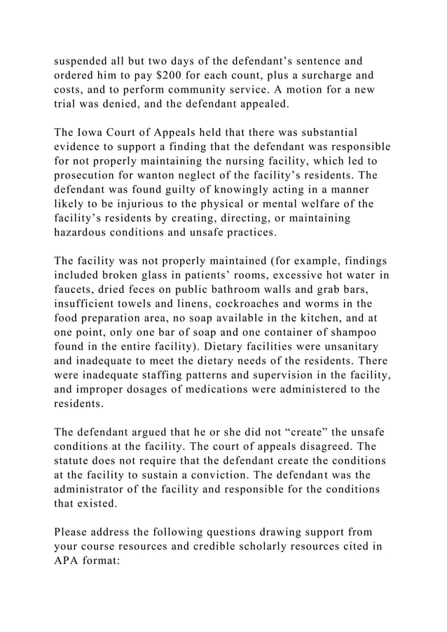 The defendant in State v. Cunningham, the owner, and administrat.docx