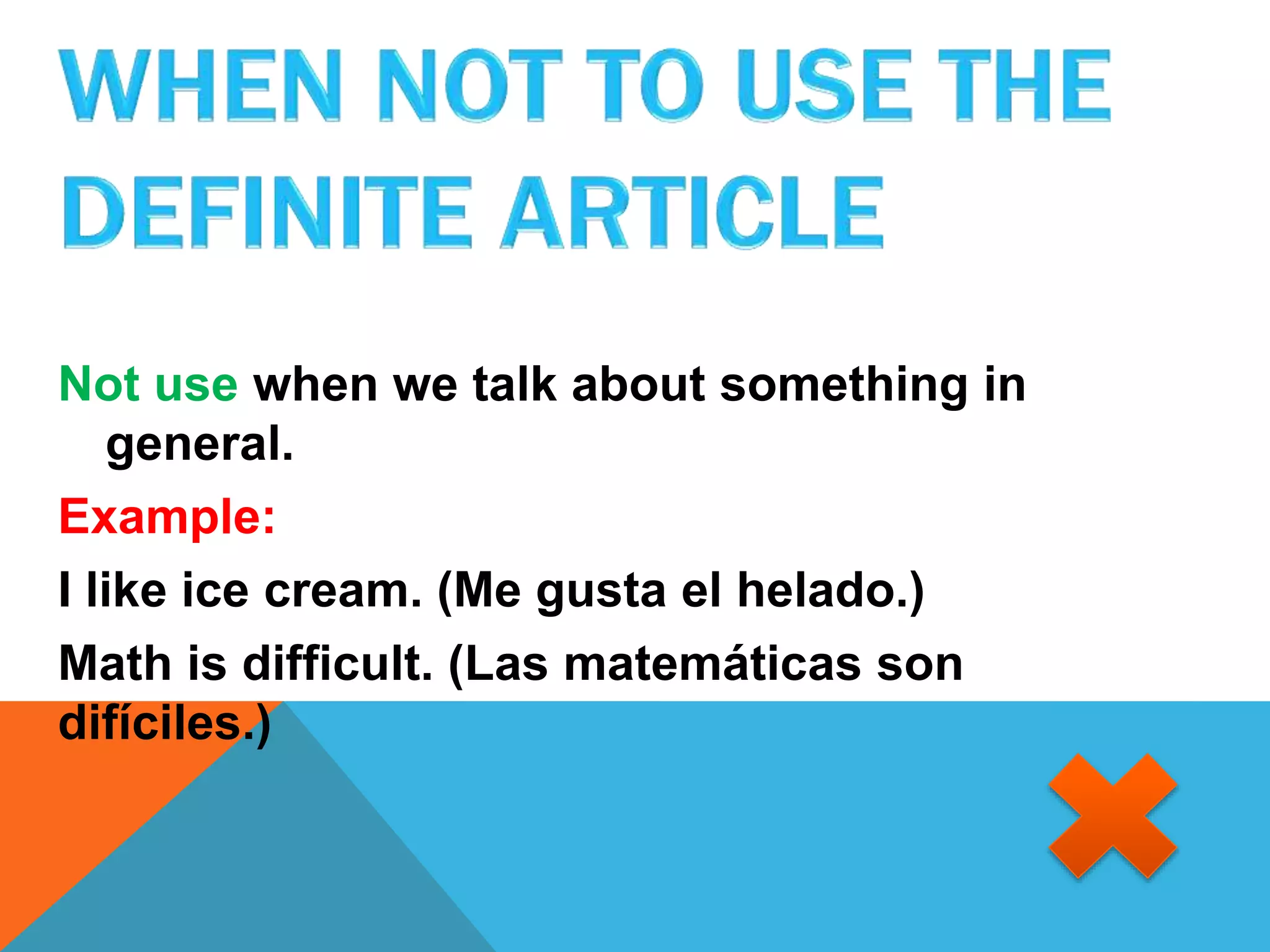 Definite Article (THE) | PPT