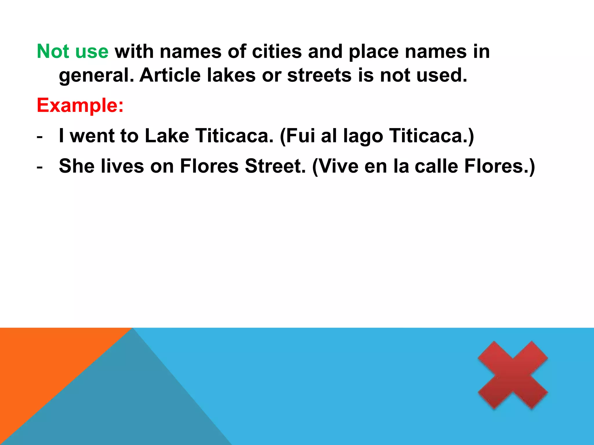Definite Article (THE) | PPT