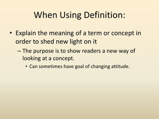 The definition essay | PPT