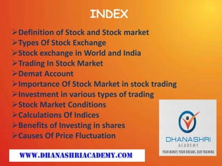 The Definition of a Stock | PPT