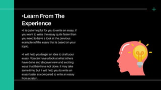 The definitive guide on how to write an essay fast | PPTX
