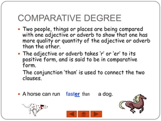 The degrees of comparison | PPTX