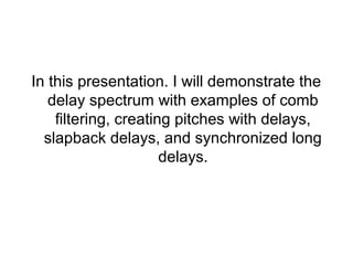DELAY PRESENTATION | PPT