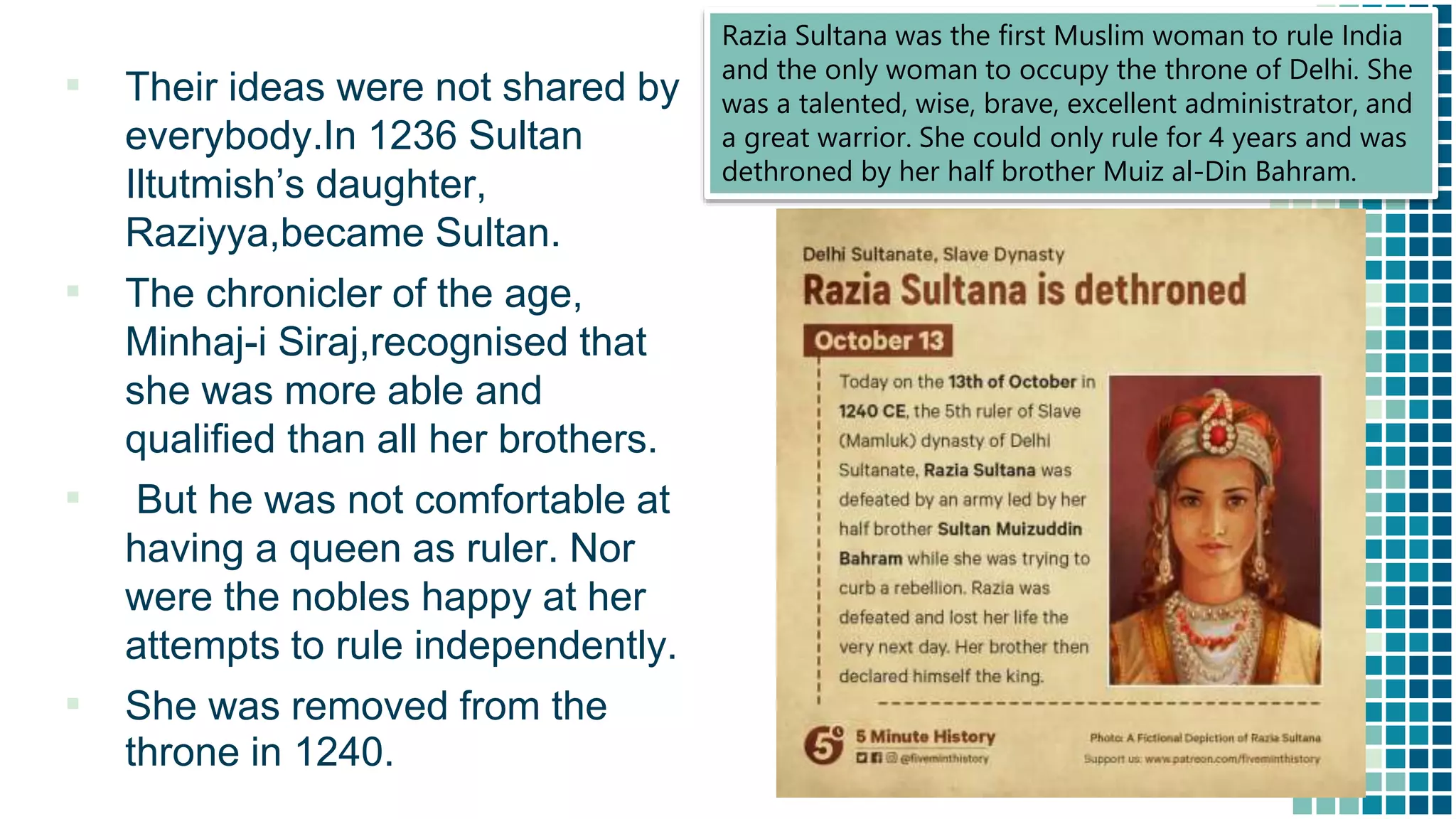 The delhi sultans | PPTX