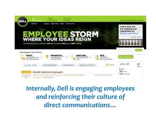 Dell Incorporated: One of the Smartest Brands in Social Media | PPTX