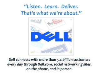 Dell Incorporated: One of the Smartest Brands in Social Media | PPTX