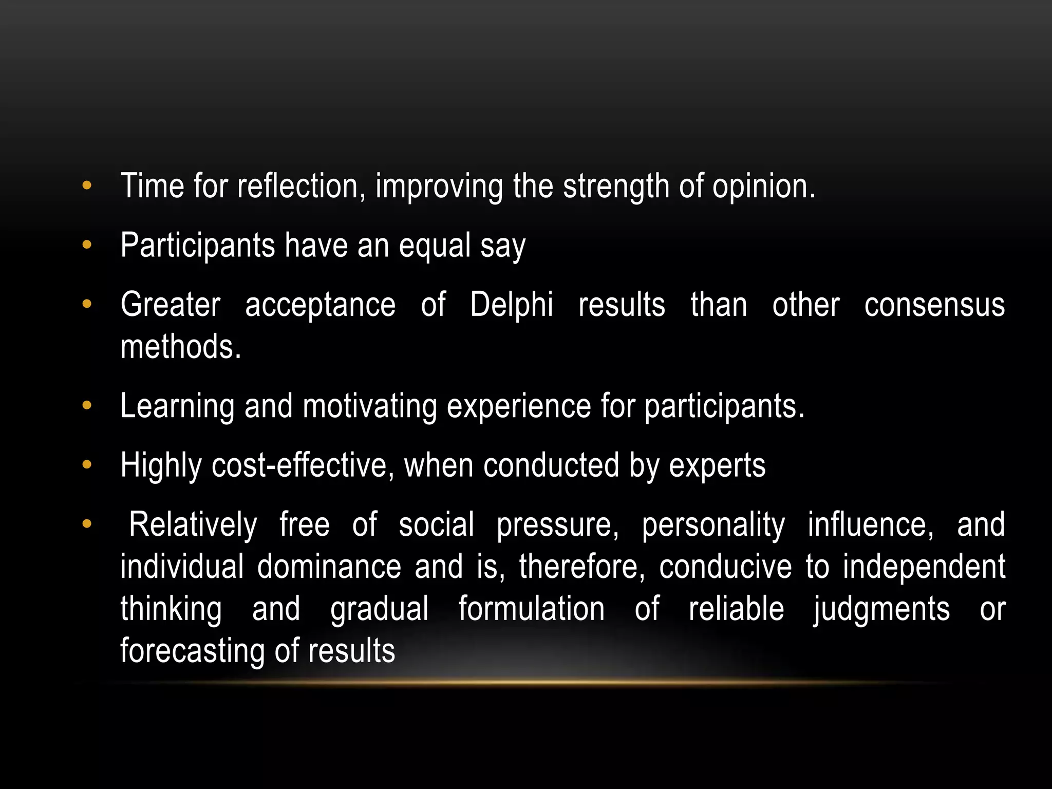 The delphi method final ppt | PPTX